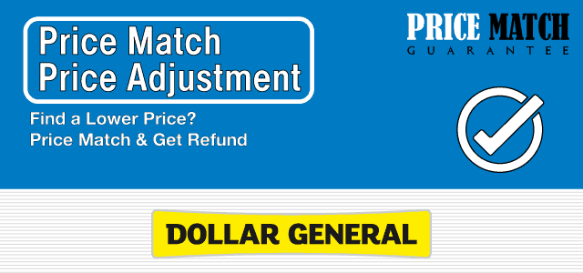 Dollar General Price Match and Price Adjustment { 2019 }